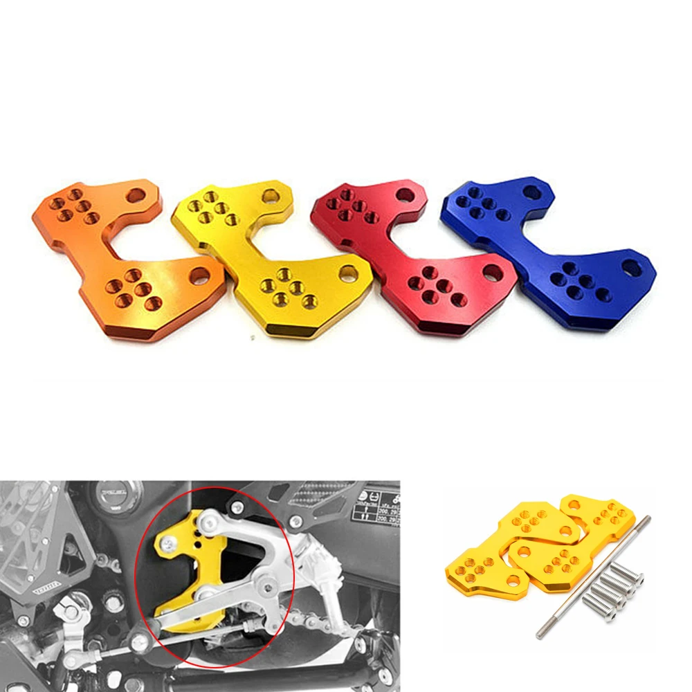 Motocicleta traseiro apoio para os pés rearset pé resto peg base prego ...