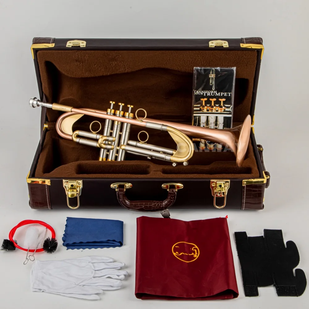 CANWAY-Bach-190S-37-Bb-Trumpet-Phosphorous-Copper-Brass-Plated ...