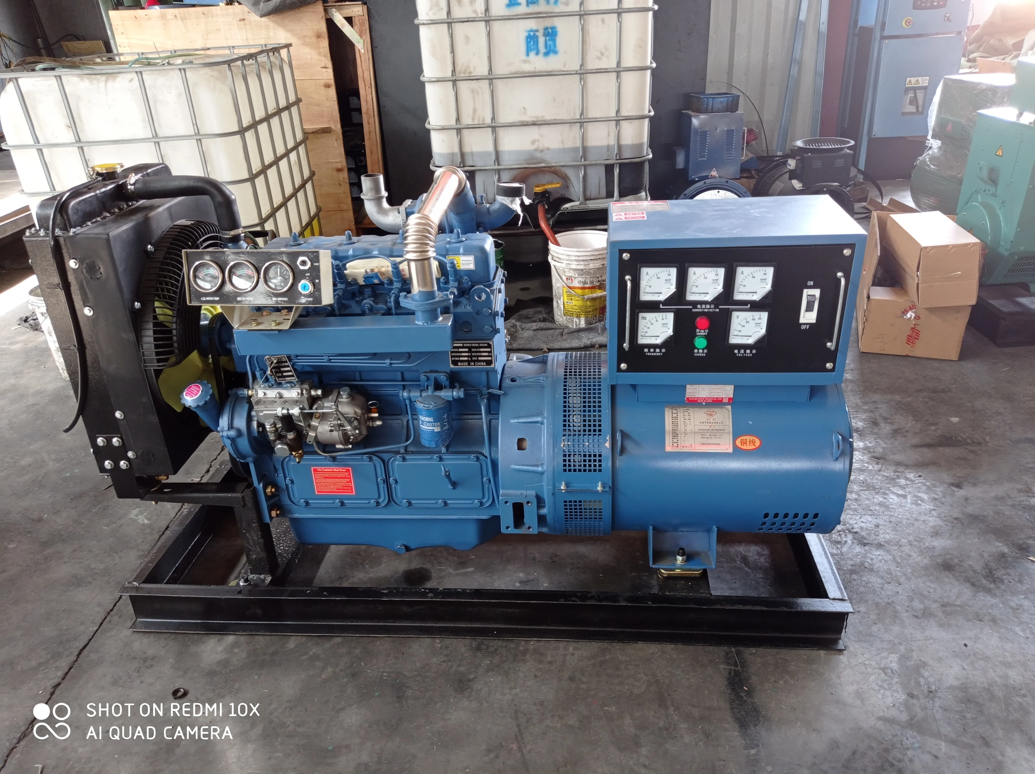 3-phase-50Hz-Electric-generator-20KW-25kva-diesel-generator-with-ZH490D ...