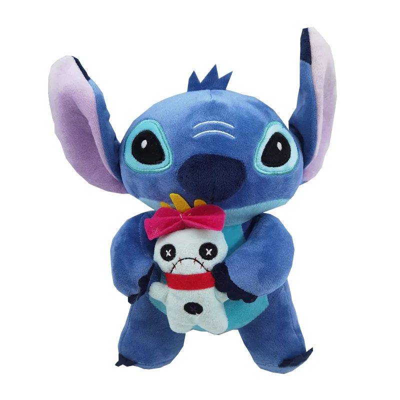 Muñecos de peluche de Disney de Stitch en color azul y rosa, juguetes ...