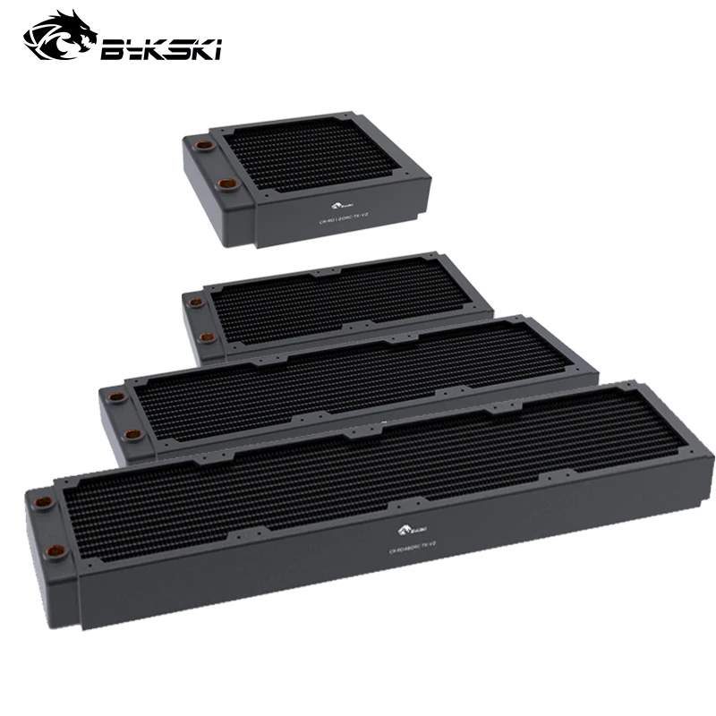 Bykski 40mm Thickness Copper Computer Radiator 120/240/360/480mm,2 ...