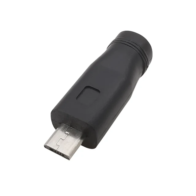 1Pcs DC 5.5*2.1mm Jack to Mini USB / Micro USB DC Power Plug Connector ...