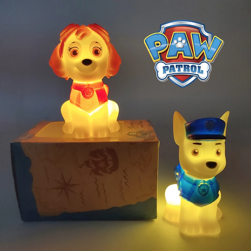 Paw-Patrol-Night-Light-Cartoon-Glowing-Chase-Skye-Children-Toy-Pokemon ...