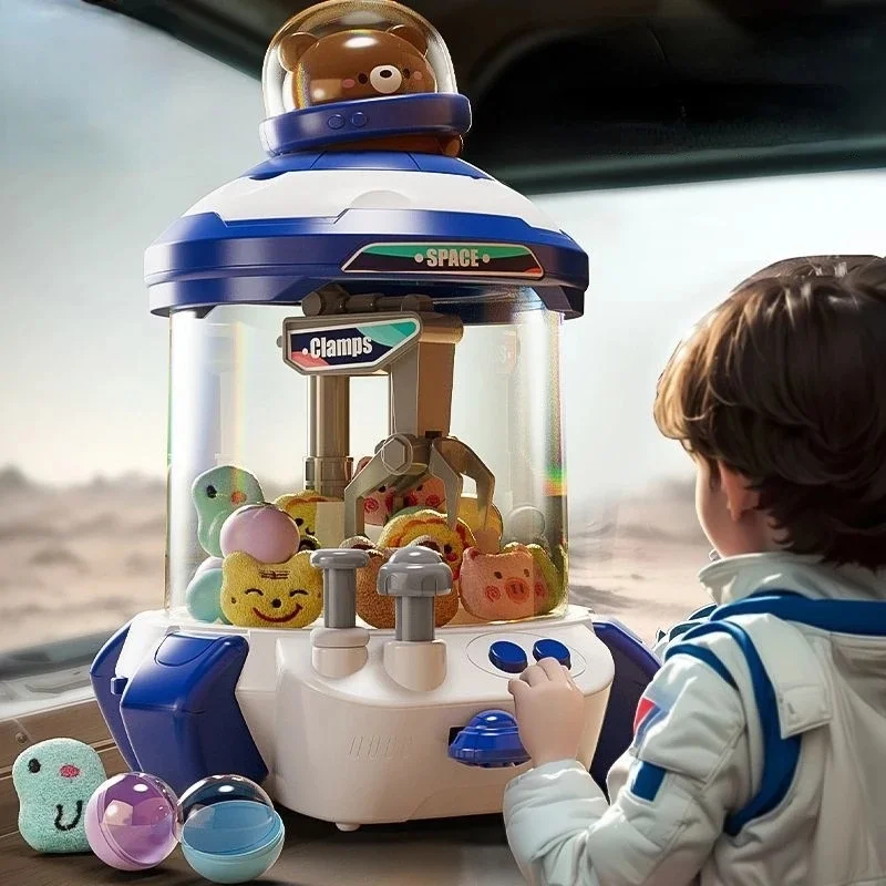 Children-Claw-Machine-Toys-Cartoon-Space-Rocket-Crane-Doll-Machines ...