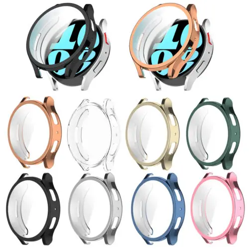 TPU-Watch-Case-for-Samsung-Galaxy-watch-6-44mm-40mm-Plated-Screen ...