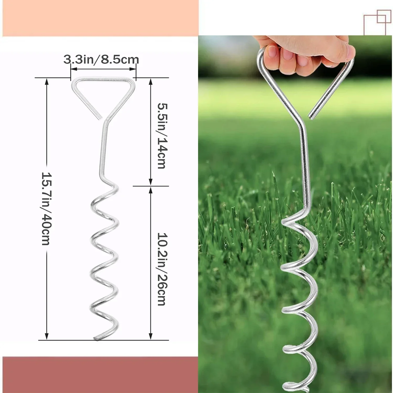 Spiral-Ground-Anchors-Pet-Tie-Out-Stake-Ground-Pet-Anchor-for-Yard ...