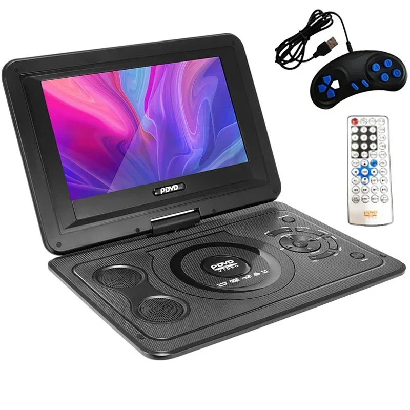 13-9-Inch-16-9-Widescreen-270-Rotatable-LCD-Screen-Home-Car-TV-DVD ...