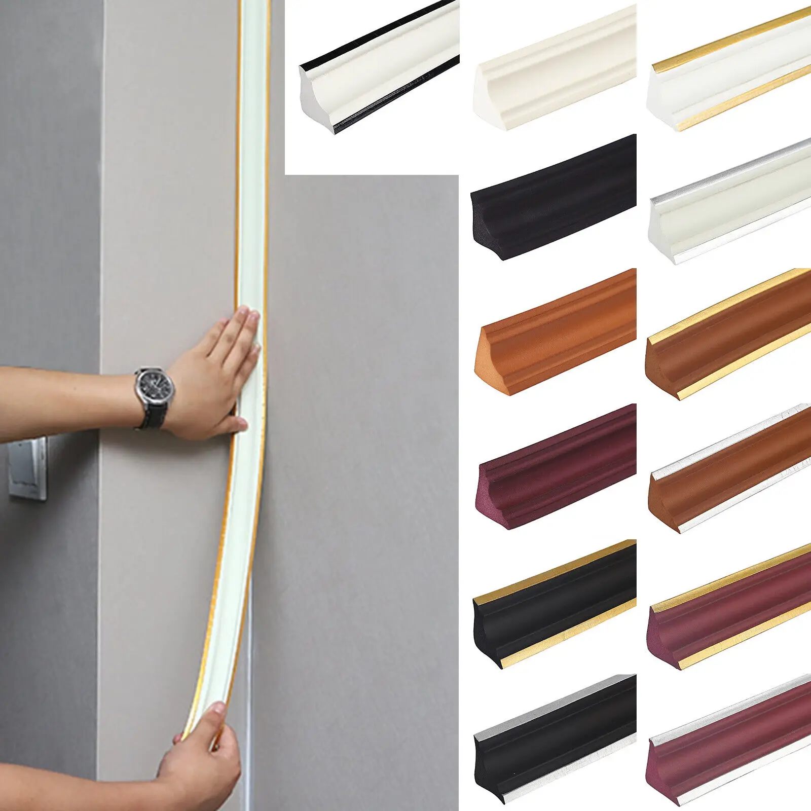 5M-Self-Adhesive-PVC-Corner-Line-Living-Room-Ceiling-Corner-Line ...