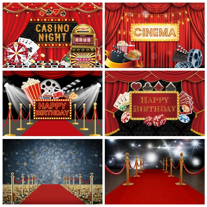 Red Carpet Party Backdrop