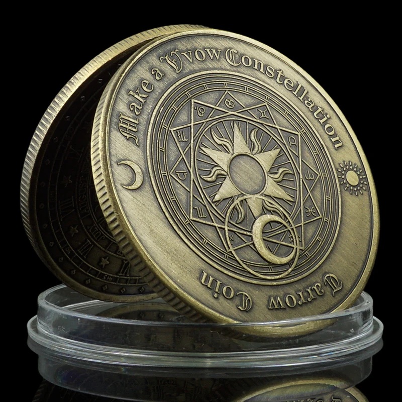 Bronze-Zodiac-Constellation-Coins-Twelve-Constellation-Commemorative ...