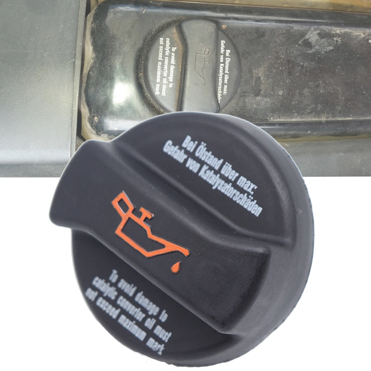 Engine Oil Filler Cap Gas Tank Fuel Cover Lid Plug For For VW Passat B3 ...