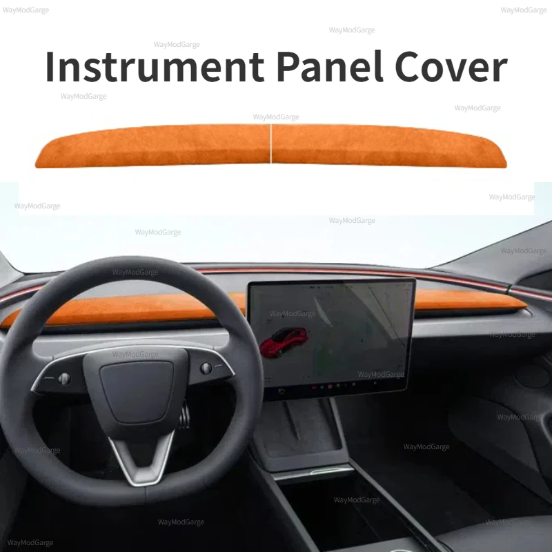 Instrument-Panel-Cover-for-Tesla-Model-3-Highland-2024-Alcantara-Suede ...