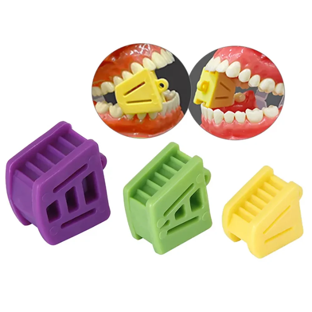 3Pcs 3Sizes Mouth Prop Bite Rubber Opener Retractor Dentist Materials ...