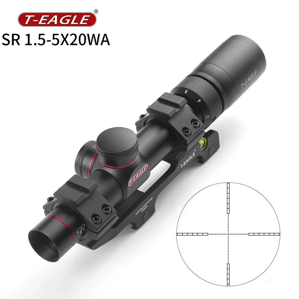 T-EAGLE-SR1-5-5X20-WA-HK-Hunting-RiflesScope-Duplex-Reticle-Rifle-Scope ...