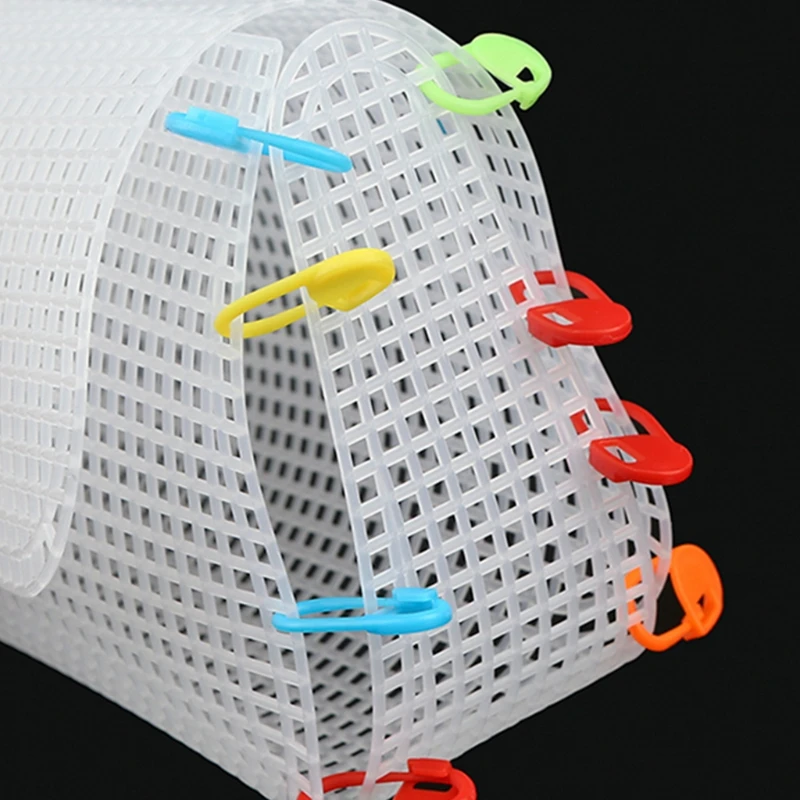 Plastic-Mesh-Canvas-Sheets-Easy-Knit-Helper-DIY-Bag-Accessories-Purse ...