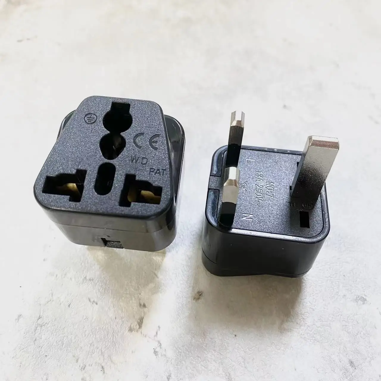 New 250v 13a Copper India Russia German French US EU AU to UK Singapore ...