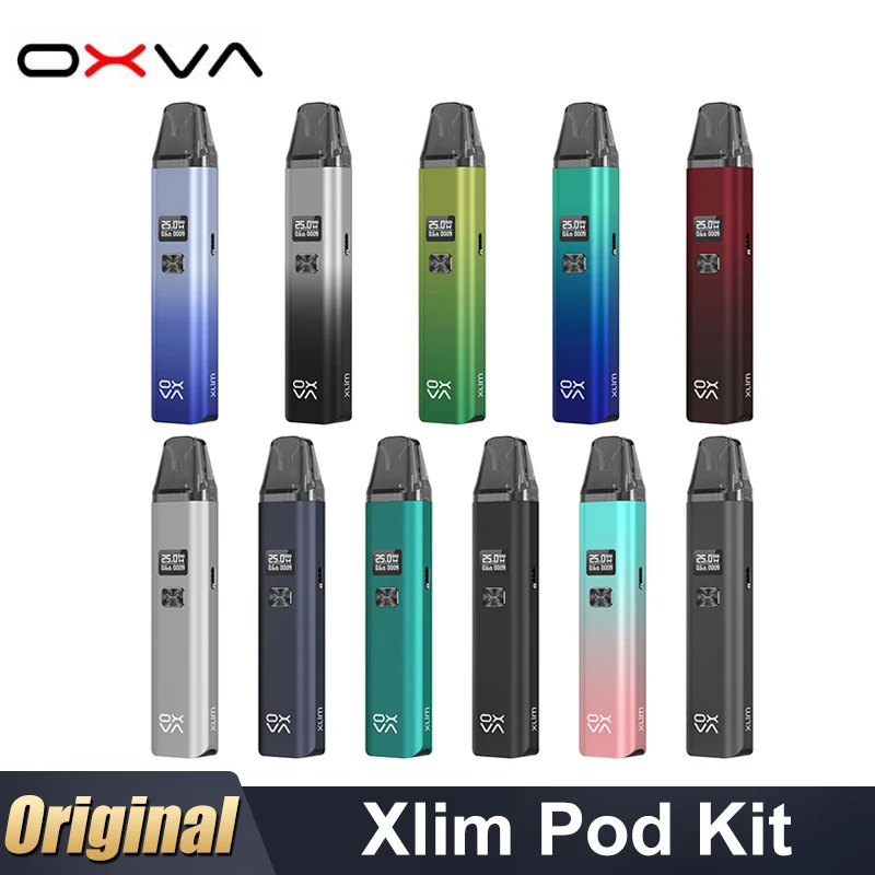Original-OXVA-Xlim-Pod-Kit-Vape-25W-900mAh-Battery-2ML-Cartridge-0-6ohm ...