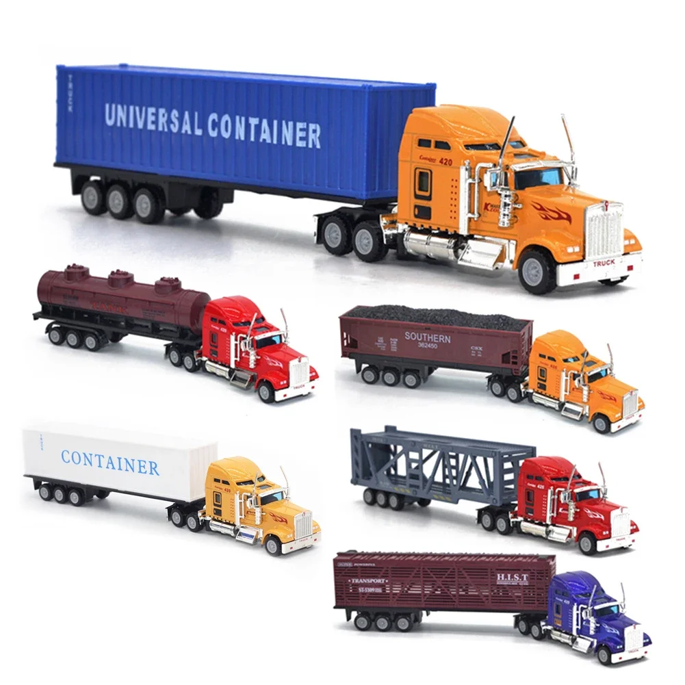Mini-Diecast-Alloy-Car-Carrier-Model-for-Kids-Ve-culos-em-miniatura ...