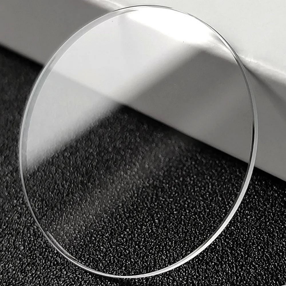 2Pcs-Lot-1-2mm-Thickness-White-Mineral-Flat-Round-Watch-Glass-Good ...