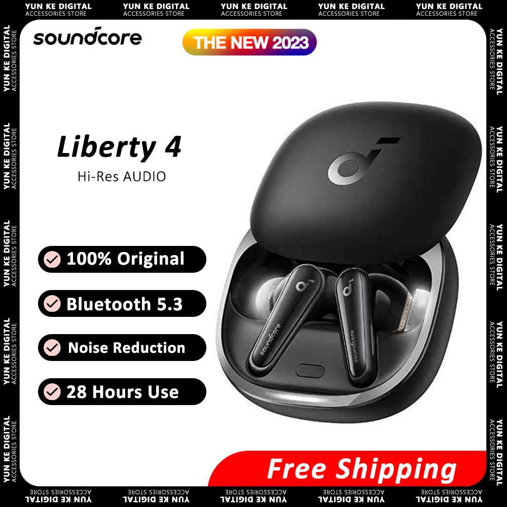 Soundcore Liberty 4 TWS Wireless Bluetooth Headset Abaa 3.0 Hi Res ...