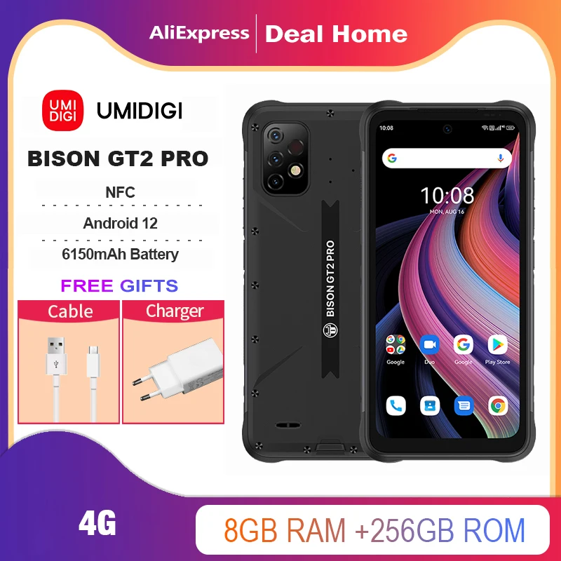 Umidigi bison gt2/gt2 pro android 12 smartphone robusto ip68 ip69k ...