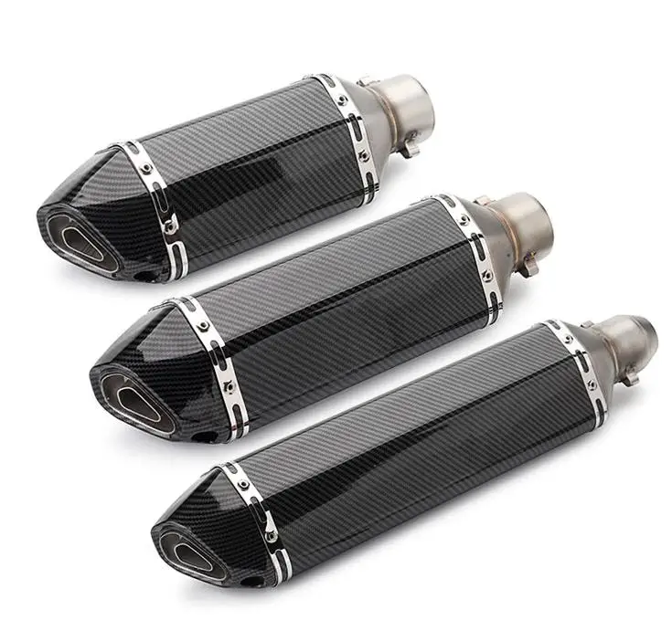 Silenciador De Escape De Motocicleta Com DB Killer, Escape Moto Tube, 51mm