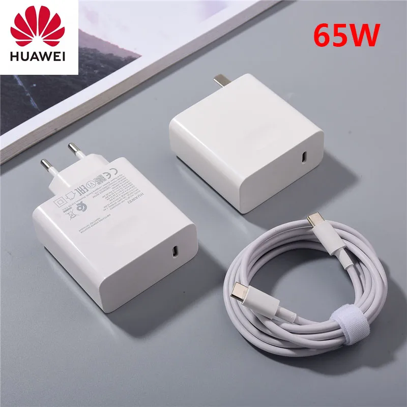 65W 20V 3,25 EINE Super Schnelle PD Ladegerät EU/Us stecker USB C Power Adapter Für Huawei ...