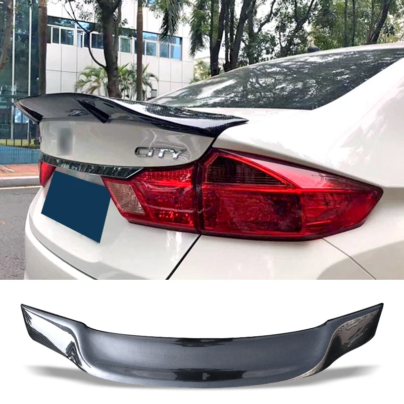 Car-Trunk-Spoiler-Carbon-Fiber-FRP-Auto-Rear-Trunk-Wing-R-Style-Refit ...