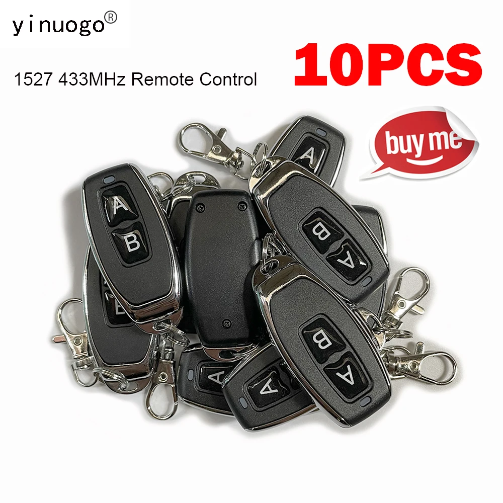 10PCS-433mhz-1527-Learning-Code-Remote-Control-For-Garage-Door-Receiver-433-92mhz-Switch ...