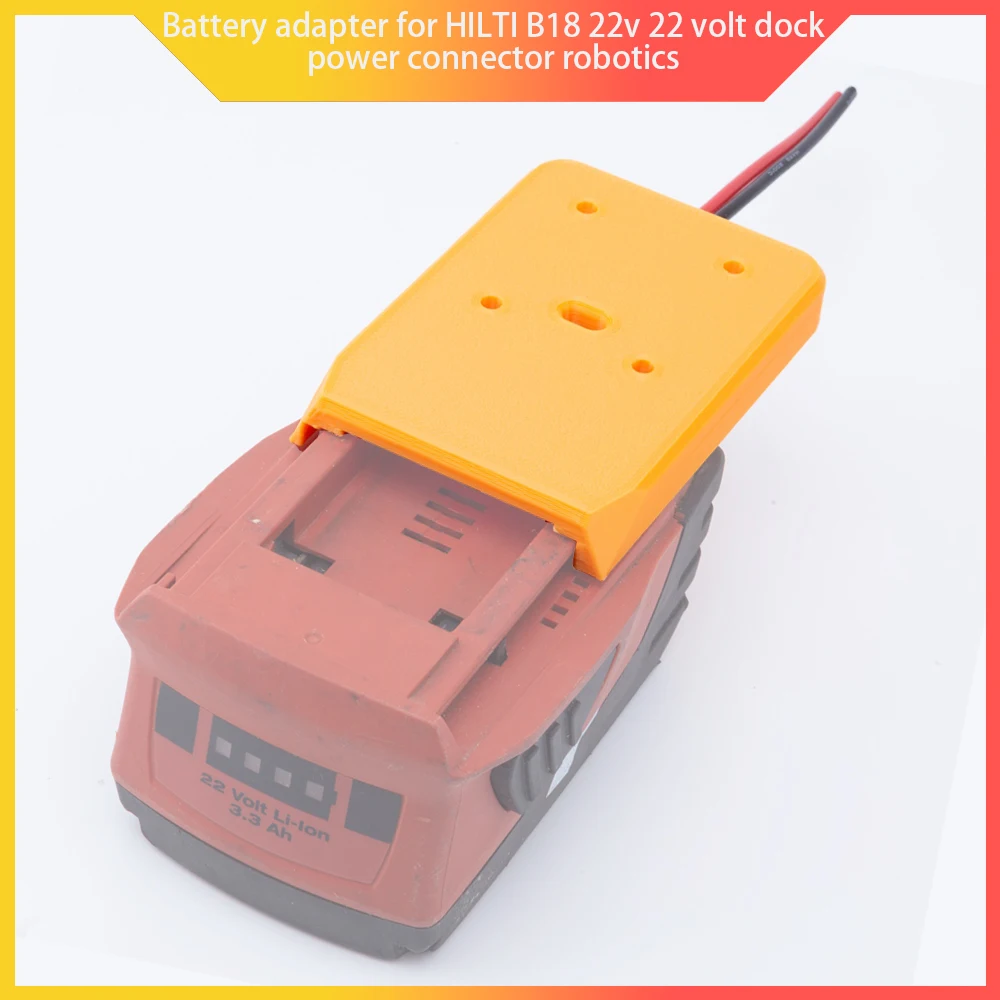 14AWG battery adapter for HILTI B18 22v 22 volt dock power connector ...