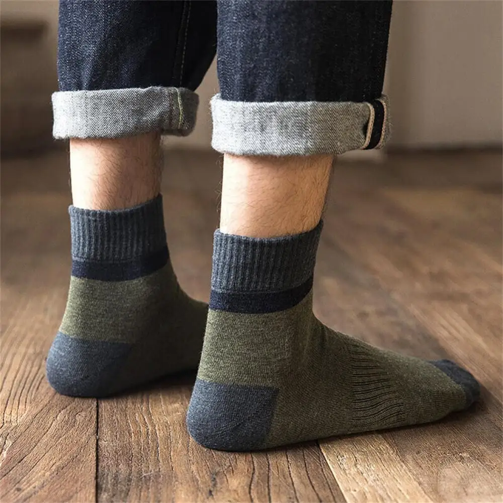 Носки мужские хлопковые, теплые удобные, Повседневные Дышащие, мягкие ...