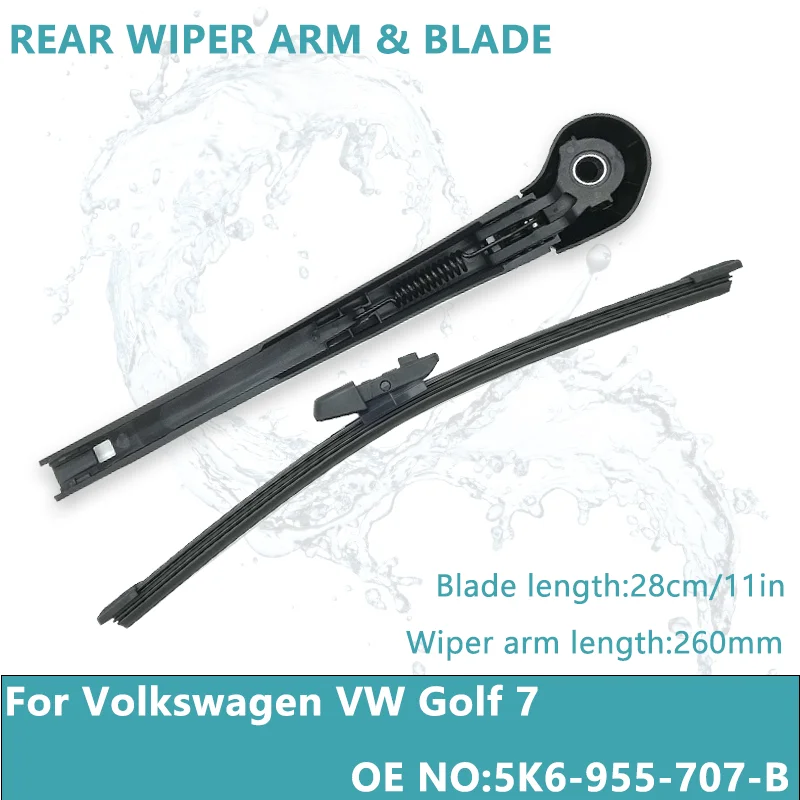 Rear-Wiper-Blade-For-Volkswagen-VW-Golf-7-MK7-11-280mm-Car-Windshield ...