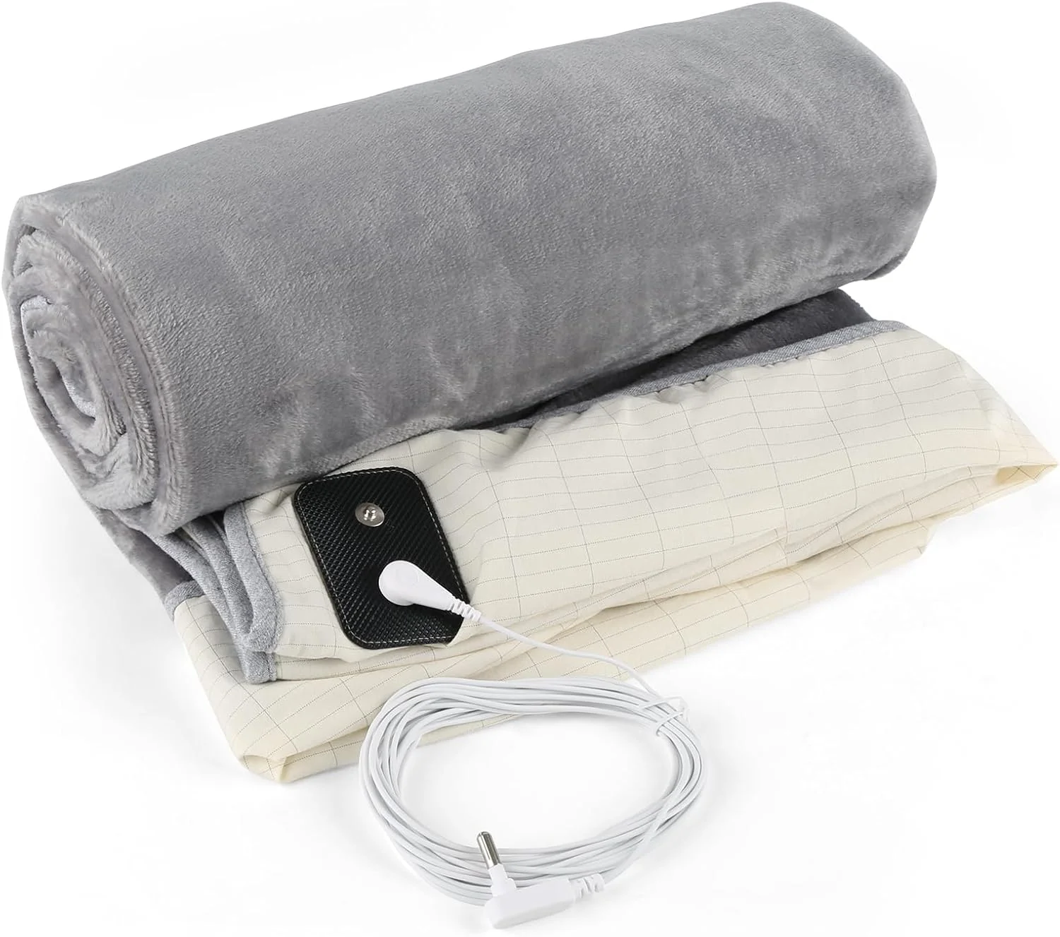 Grounding blanket conductive silver fiber Earthing bed sheet grounding ...