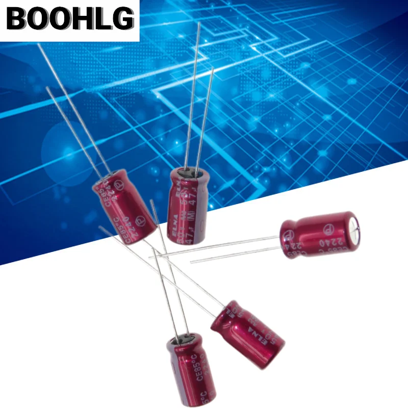 10PCS-47UF-50V-ELNA-Audio-Capacitor-50V-47UF-6X11-RA3-Purple-Red-Robe.png