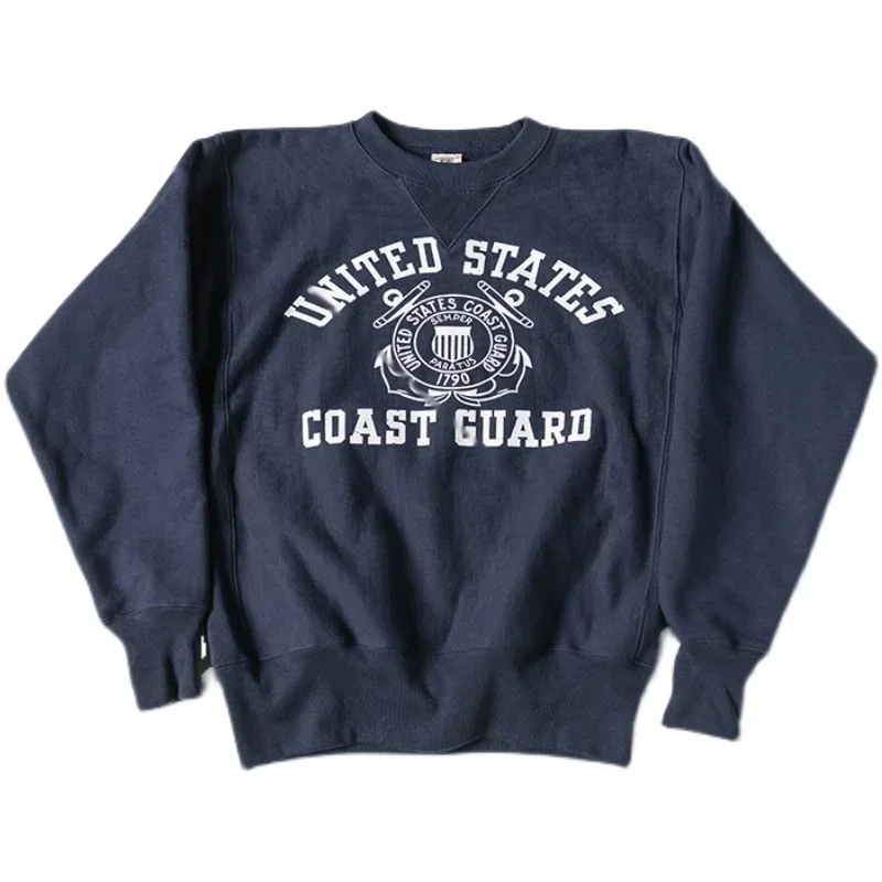 Bronson Coast Guard Graphic Sweatshirt Reverse Weave Heavyweight Men's ...