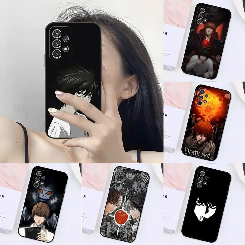 Anime-Death-Note-Phone-Case-Funda-For-Samsung-A33-A01-A02-A6s-A10-A10s ...