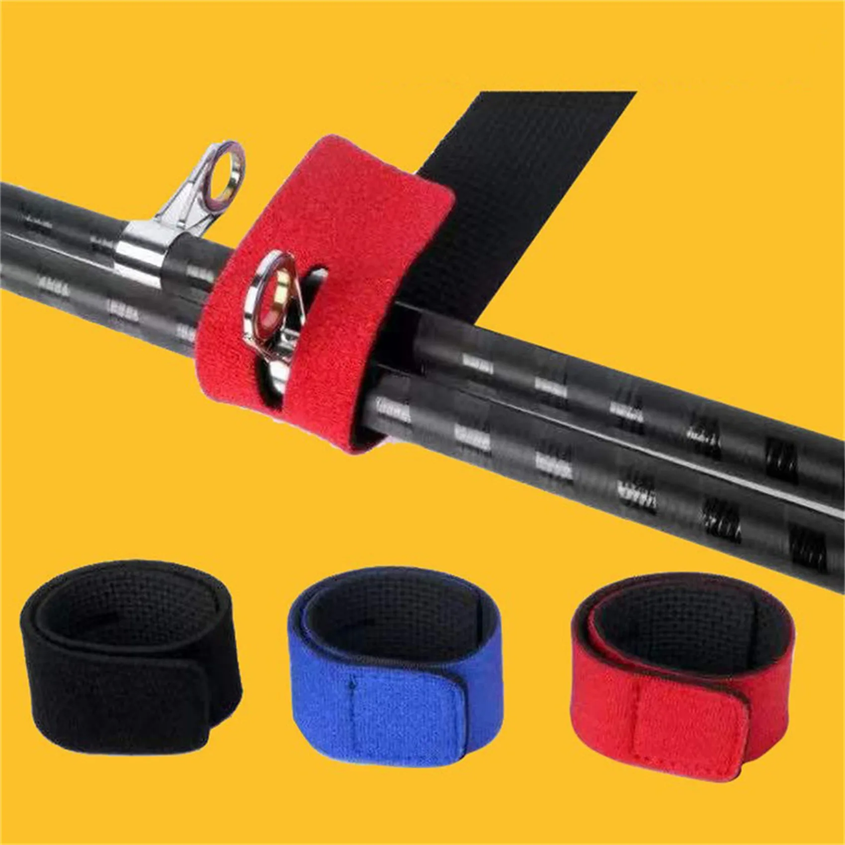 10pcs-Rod-Tie-Holder-Strap-Outdoor-Fishing-Rod-Carry-Strap-Elastic ...