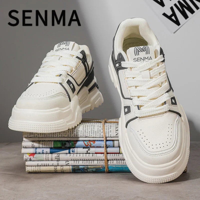 SENMA Men's Shoes 2025 Autumn Versatile Casual Board Shoes Lightweight ...