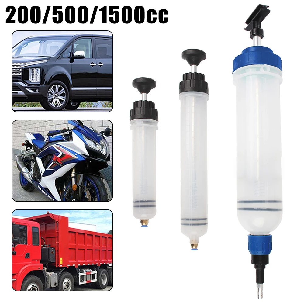Car Oil Fluid Extractor Tools Brake Liquid Manual Suction Vacuum 200cc ...