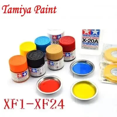 Tamiya-Paint-XF1-XF24-Flat-Matte-Colors-Painting-10ML-Water-Soluble-for ...
