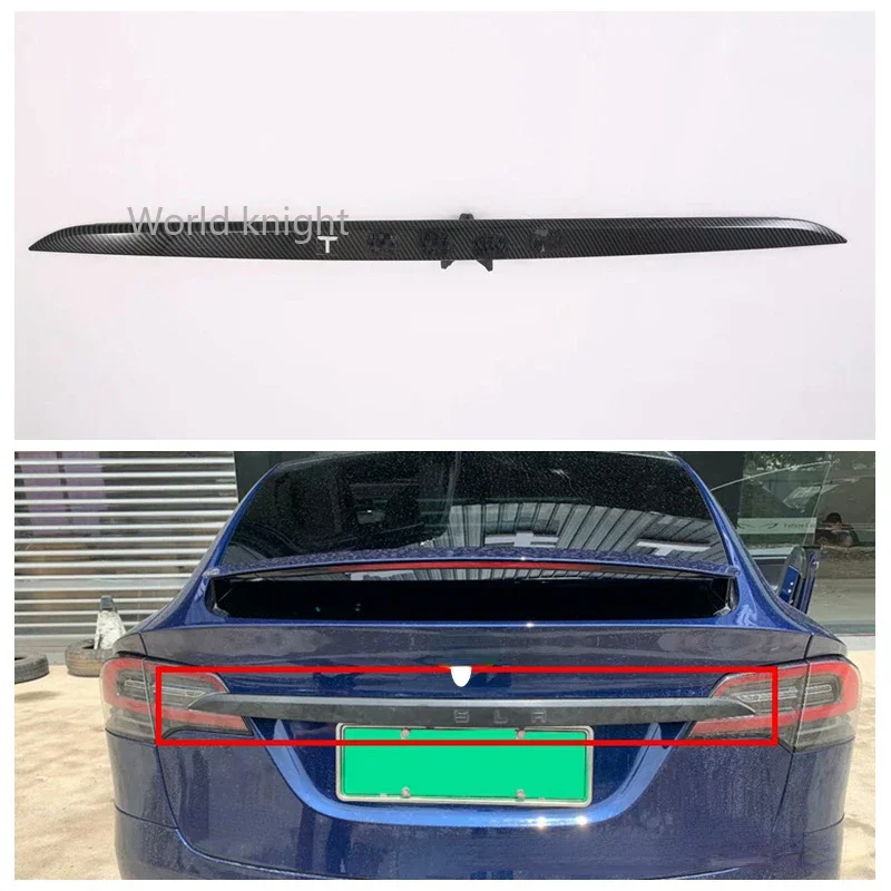 For-Tesla-Model-X-2016-2017-2018-2019-Car-Accessories-Carbon-Fiber ...