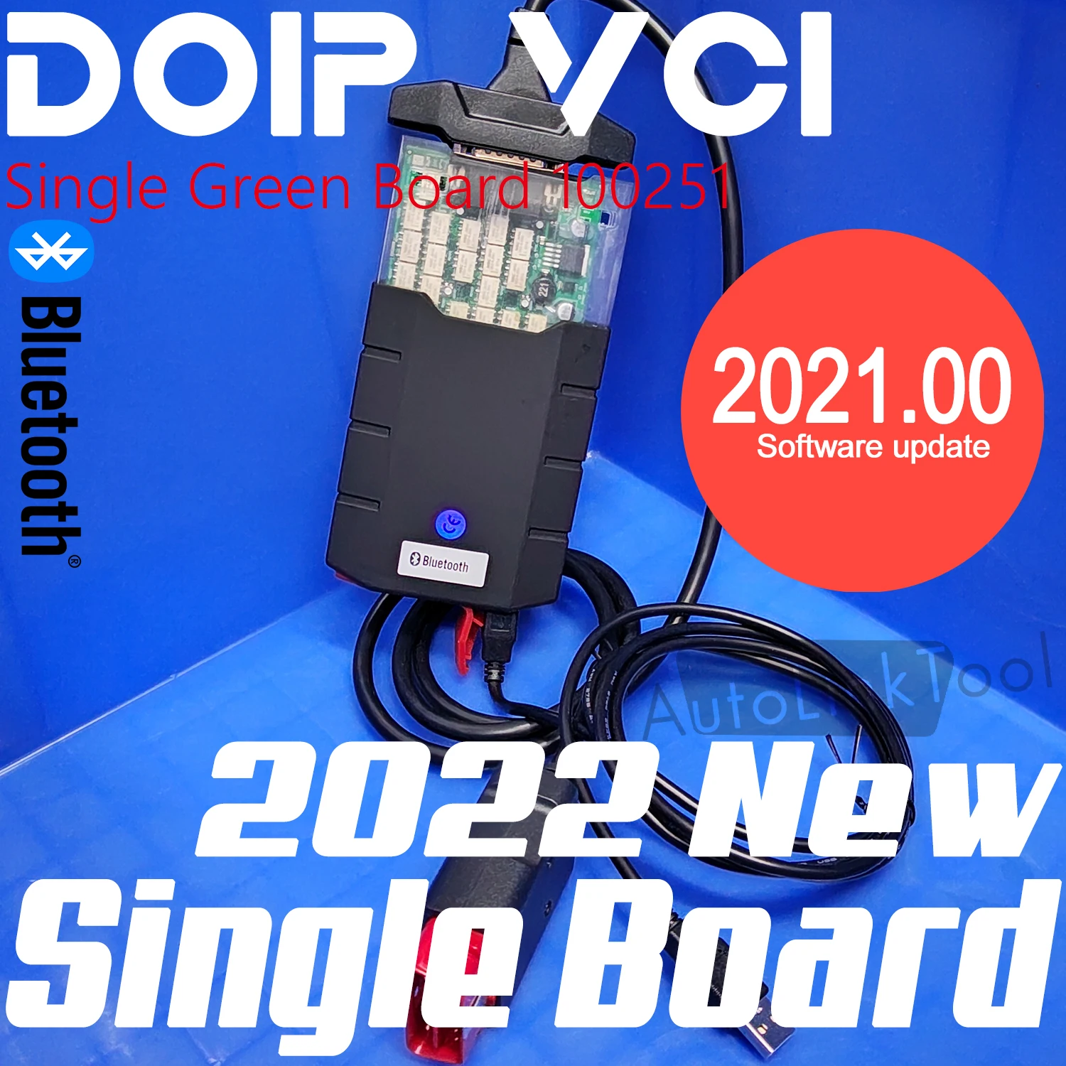 DoIP VCI DS Neue VCI Single Board Grün PCB Bluetooth Multi-LED Online ...