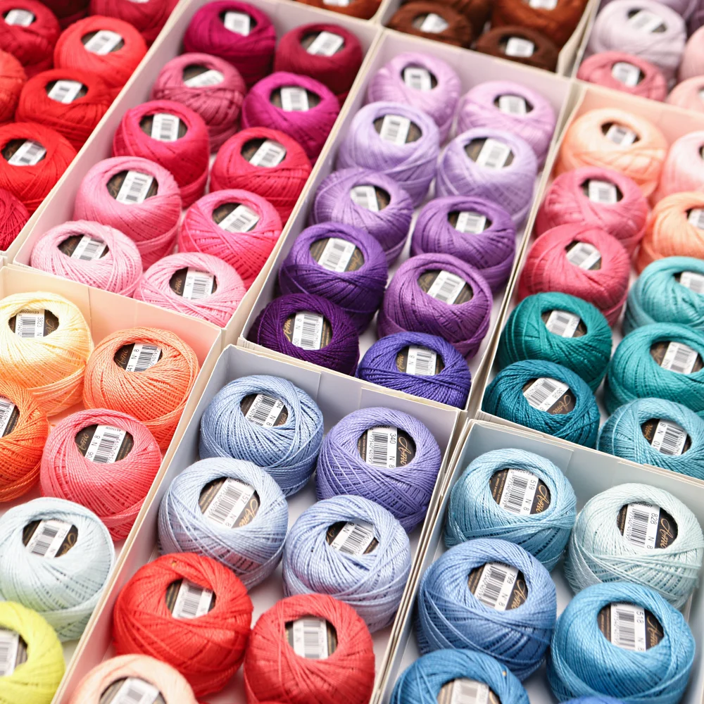 Amohilos-Size-8-Mercerized-Egyptian-Cotton-Pearl-Thread-10-Assorted ...