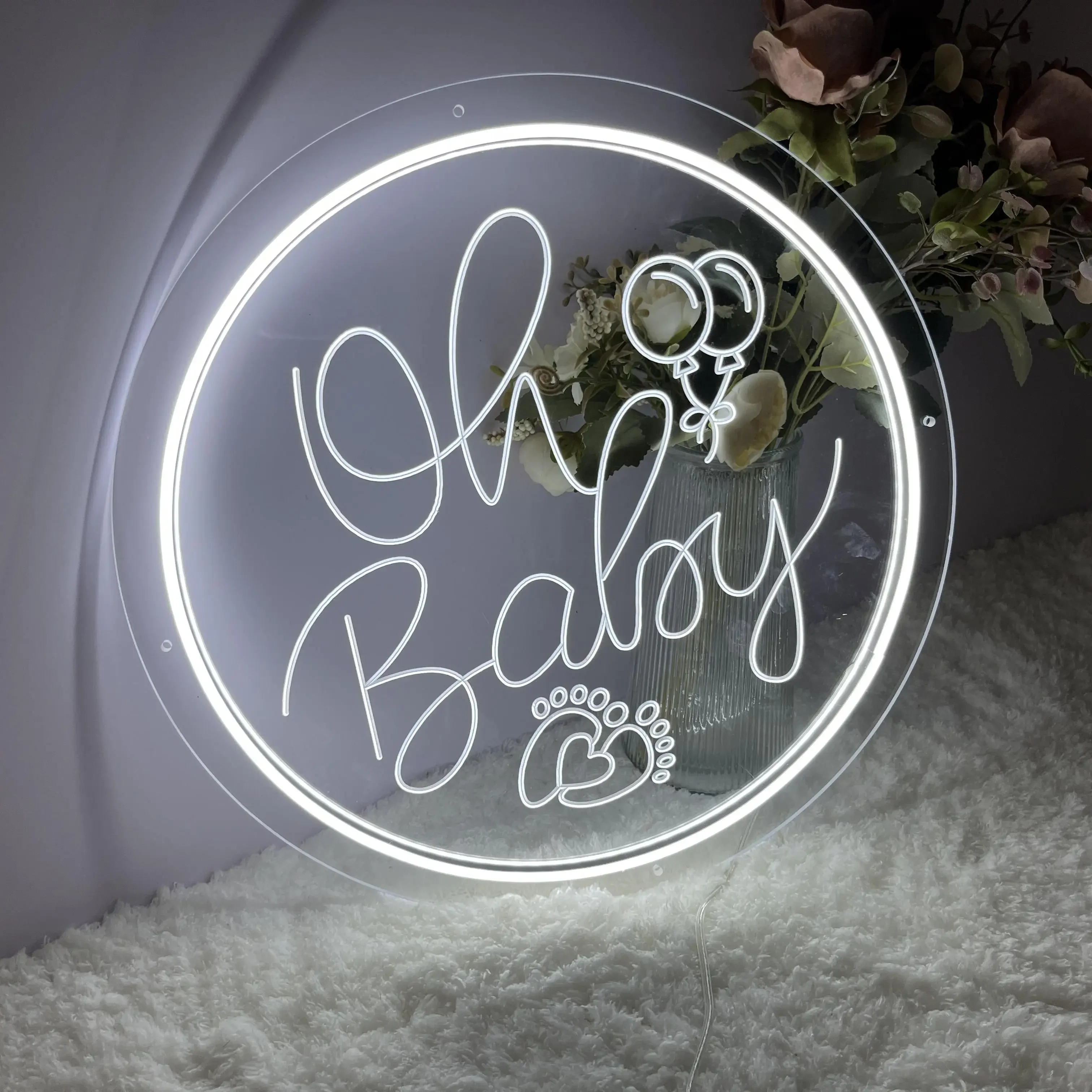 12-Colors-Oh-Baby-Neon-Sign-Carve-Customized-Personlity-LED-Lights-For ...