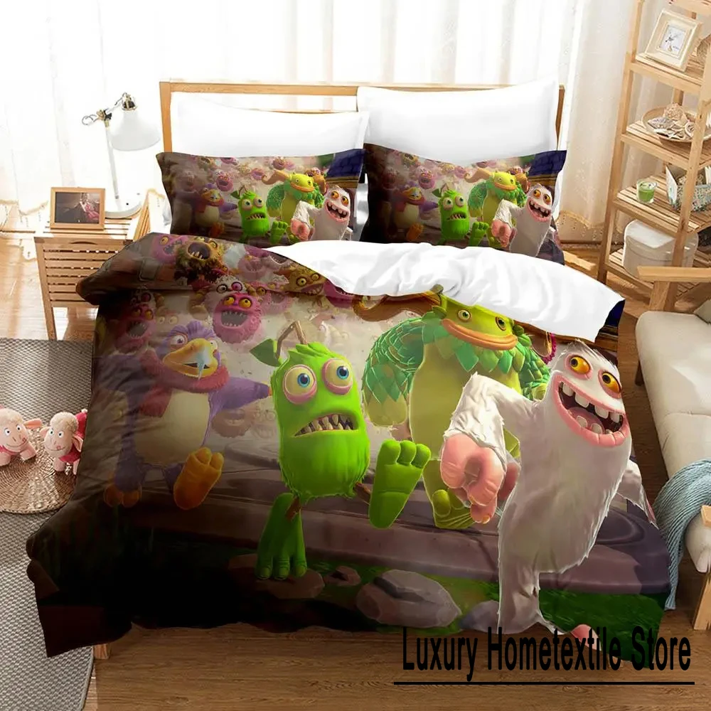 My-Singing-Monsters-Anime-Bedding-Set-Single-Twin-Full-Queen-King-Size ...