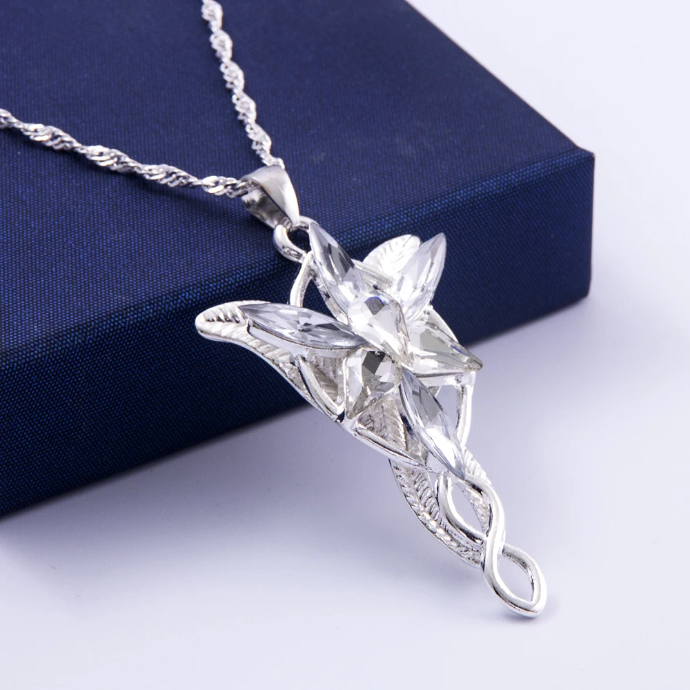 Arwen-Evenstar-Movie-Collier-pour-femme-pendentif-document-en-argent-et ...