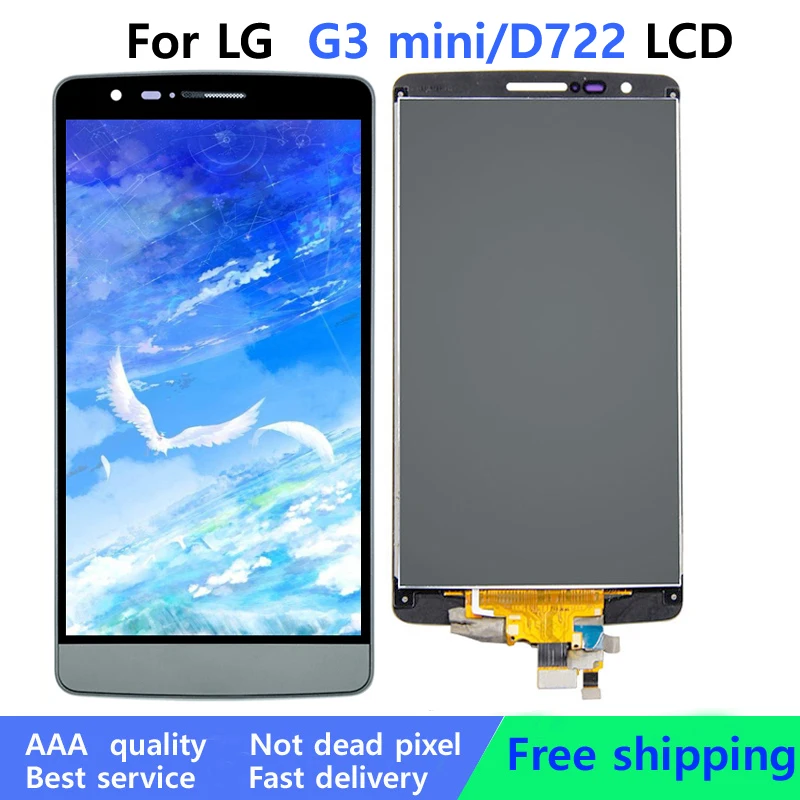 Repair Parts For Lg G3mini G3s D722 D724 D728 Lcd Display Touch Screen ...