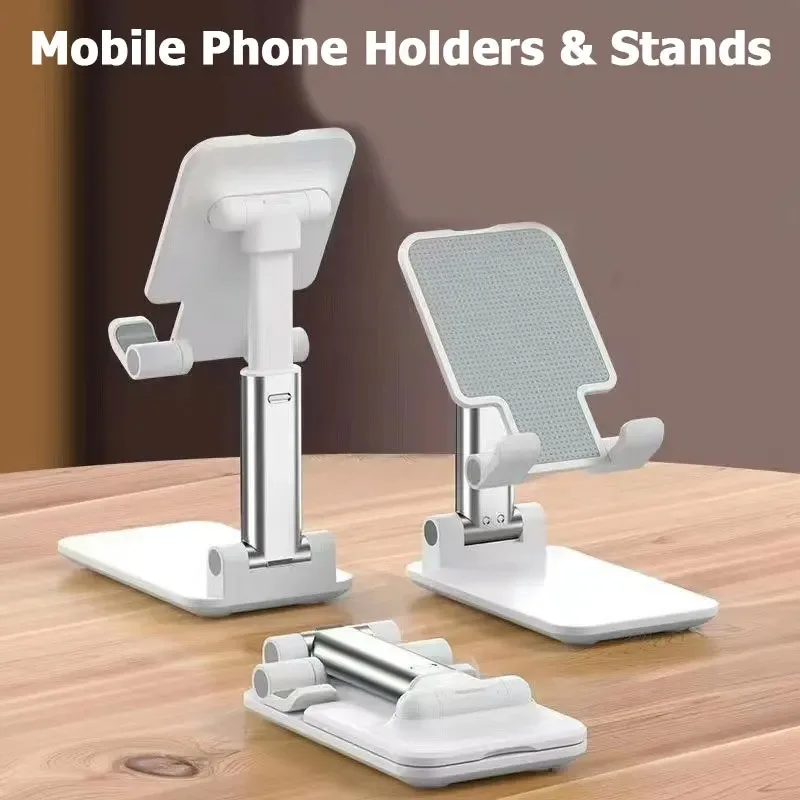 Foldable Mobile Phone Stand Adjustable Angle and Height with Silicone ...