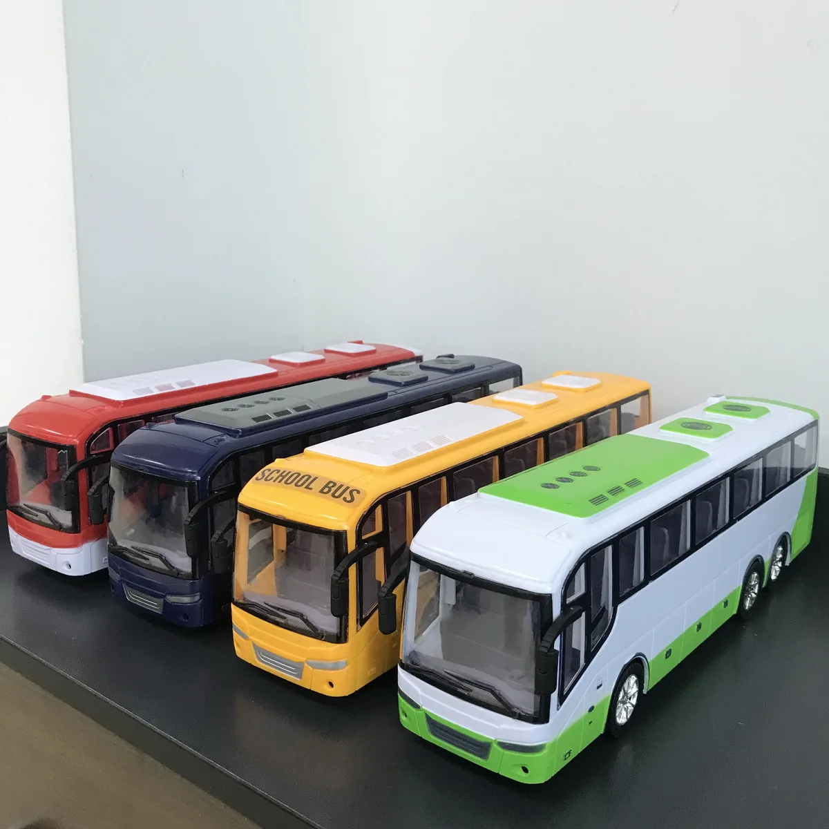 Generic Bus Kids Toys Children Pull Back Car Model Bus Toy Play ...