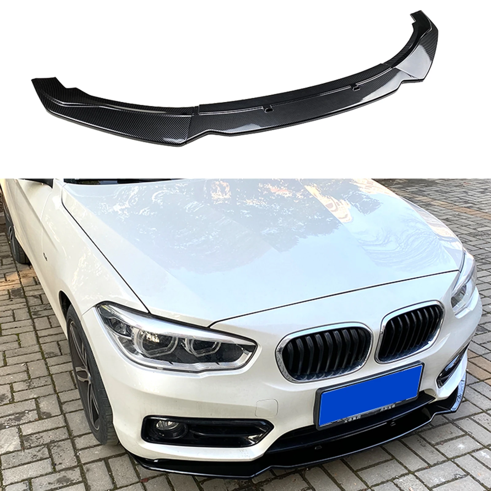Car Front Spoiler Lip Bumper Lower Splitter Strip Trim For BMW 1 Series ...